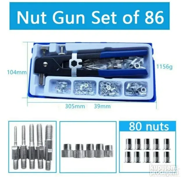 Klesta za pop nitne + alat pribor - KupujemProdajem