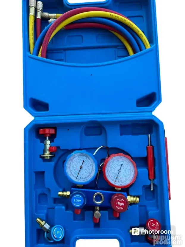 Alat za klime manometri i creva za punjenje klima uredjaja - KupujemProdajem