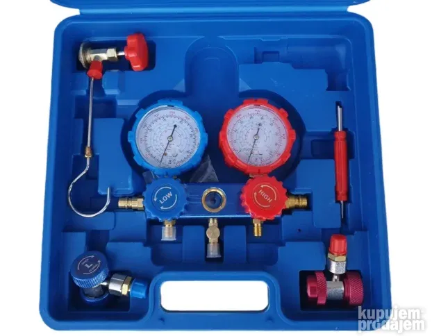 Alat za klime manometri i creva za punjenje klima uredjaja - KupujemProdajem