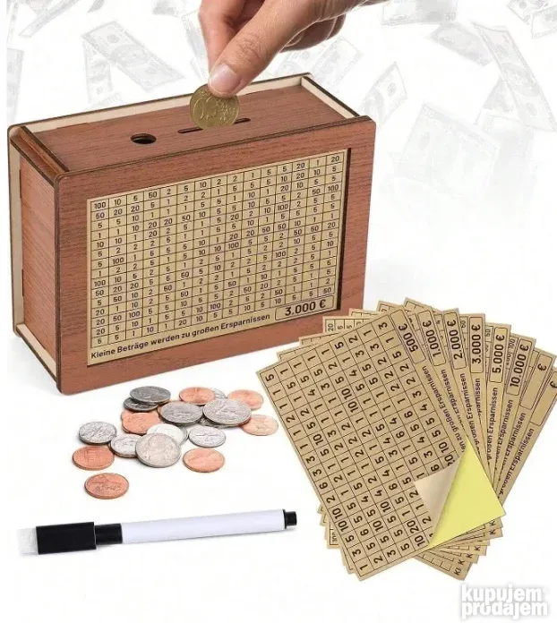 Kutija Za Stednju Novca (Kasica-Prasica) - KupujemProdajem
