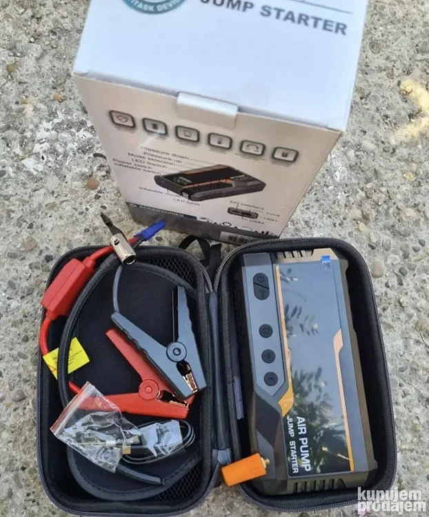 Starter 4u1 - starter za motor, kompresor, powerbank i lampa ...