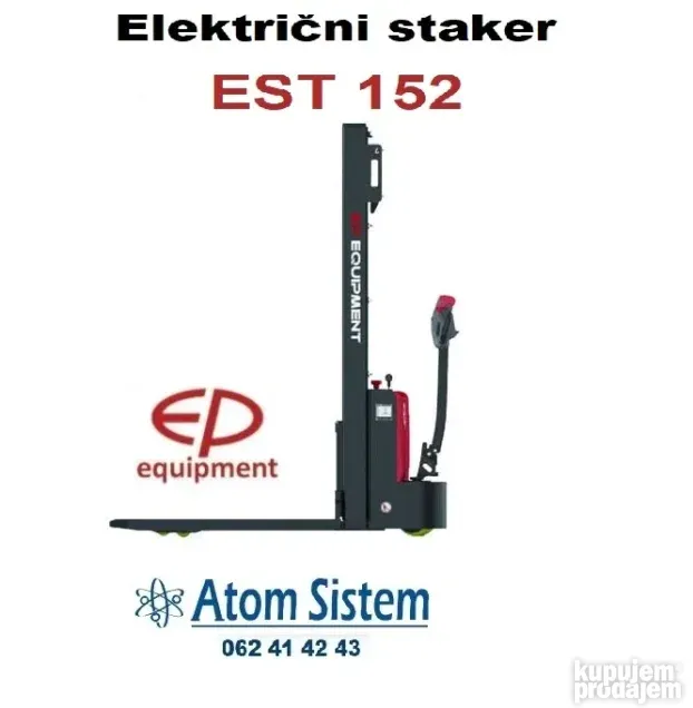 STAKER- Elektro Staker EST 152- 2.7m Stakeri NOVO! - KupujemProdajem