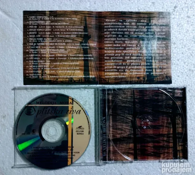 Splitska Riva-Melodije mora-Cd - KupujemProdajem