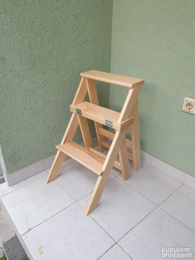 Stolica merdevina sa tri stepenika - KupujemProdajem