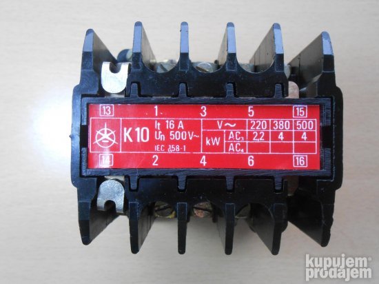 Kontaktor Iskra K10 - KupujemProdajem