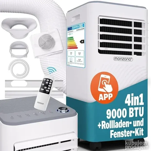 Prenosiva Klima 1000 W - KupujemProdajem
