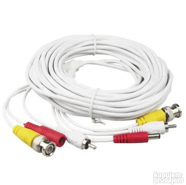 Kabal 50m za video nadzor bnc rca dc cctv kablovi kabl av - KupujemProdajem