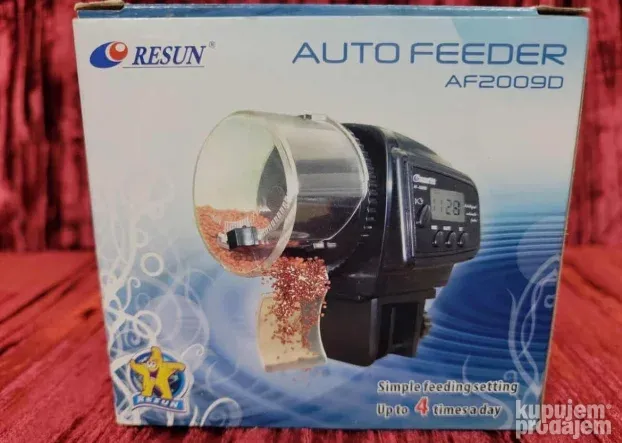 Digitalna akvarijumska automatska hranilica za ribice - KupujemProdajem