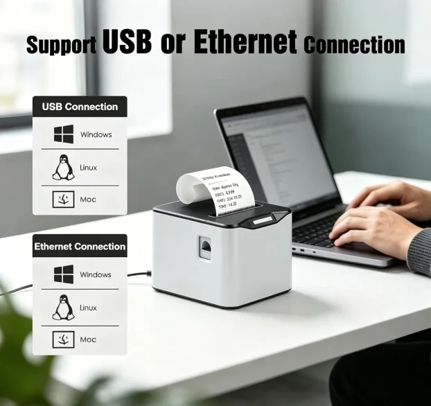 Štampač termal Bisofice 80mm bon POS 220mm/s Bluetooth - KupujemProdajem