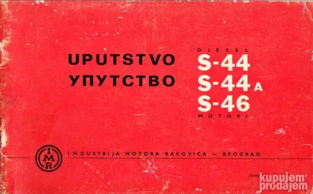 Upustvo za motor S44 S46 - KupujemProdajem