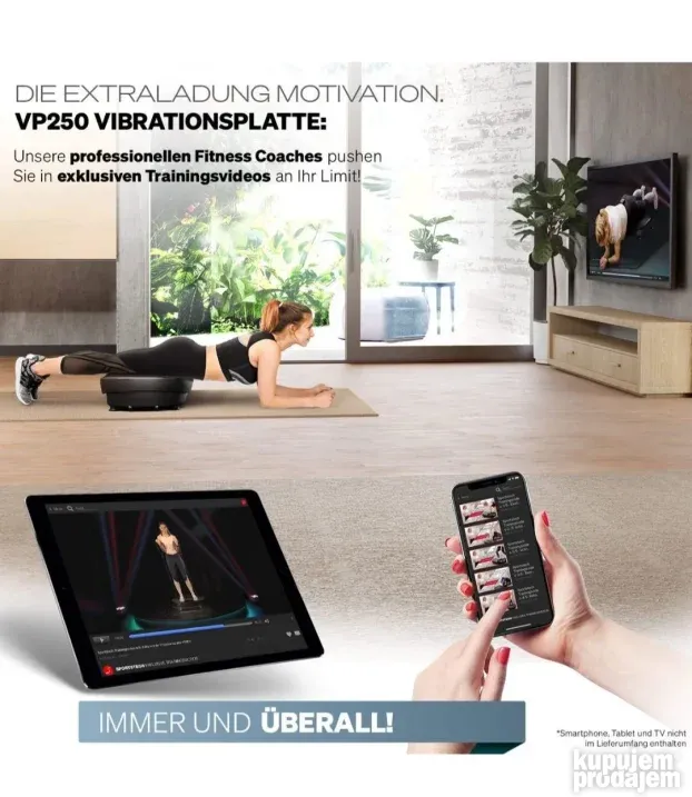 Sportstech VP250 Vibro ploca za vežbanje garancija - KupujemProdajem