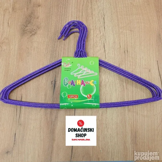 Ofingeri - Vešalice (Ljubičasta/Crvena) 10 kom. - KupujemProdajem