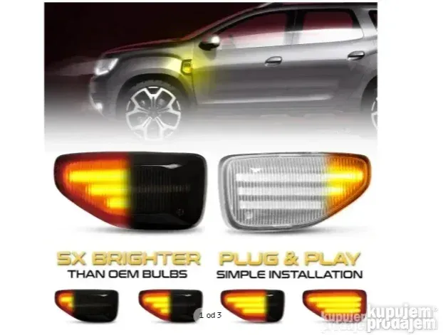 LED 2 migavac Dynamic PAR Reno-Dacia - KupujemProdajem