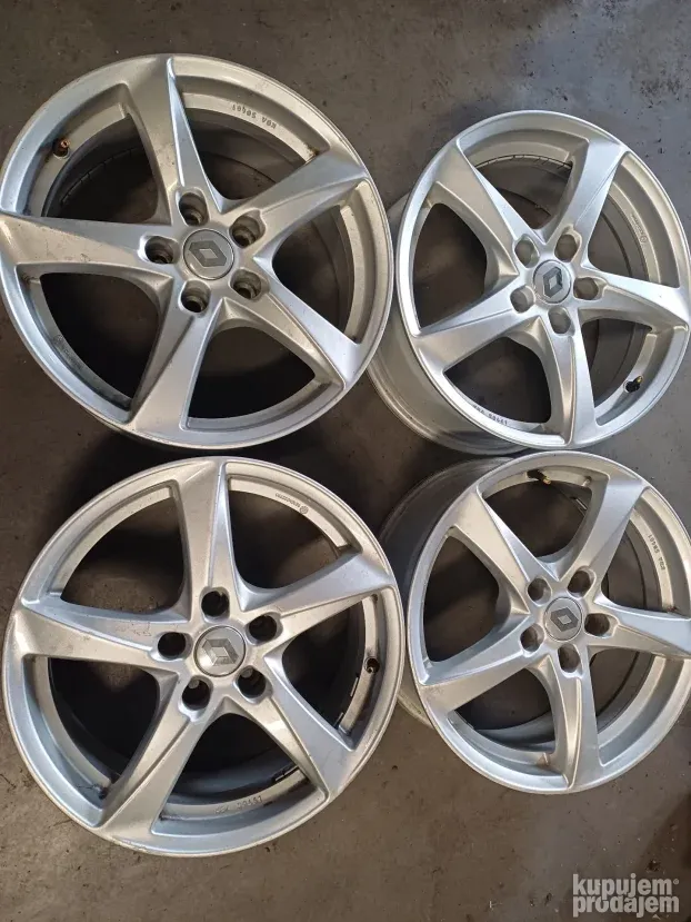 polovne alu felne 17 coli 114,3 Reno - KupujemProdajem