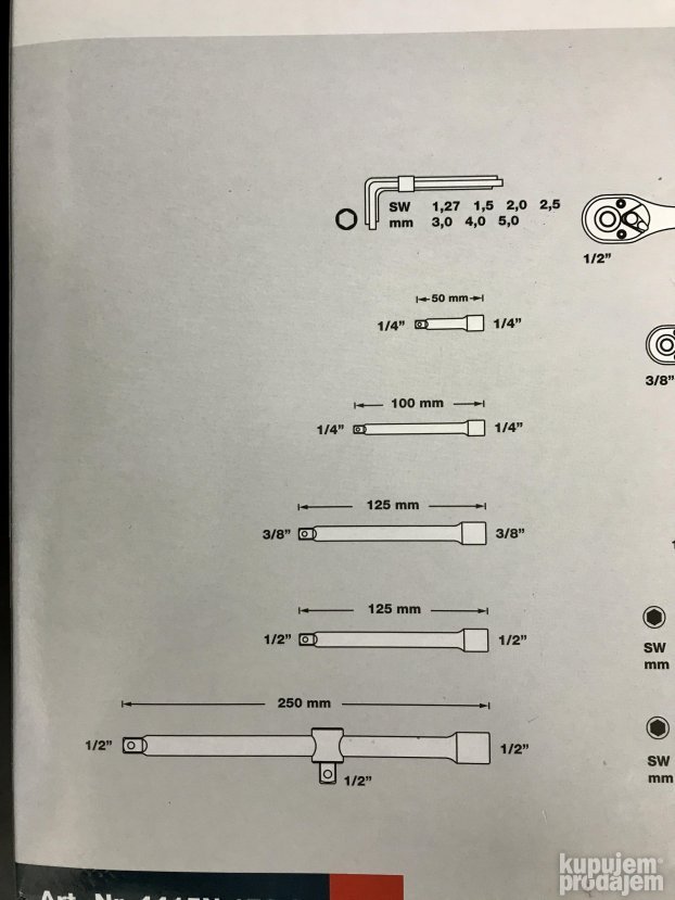 Set alata-gedore 172 dela Forch - KupujemProdajem