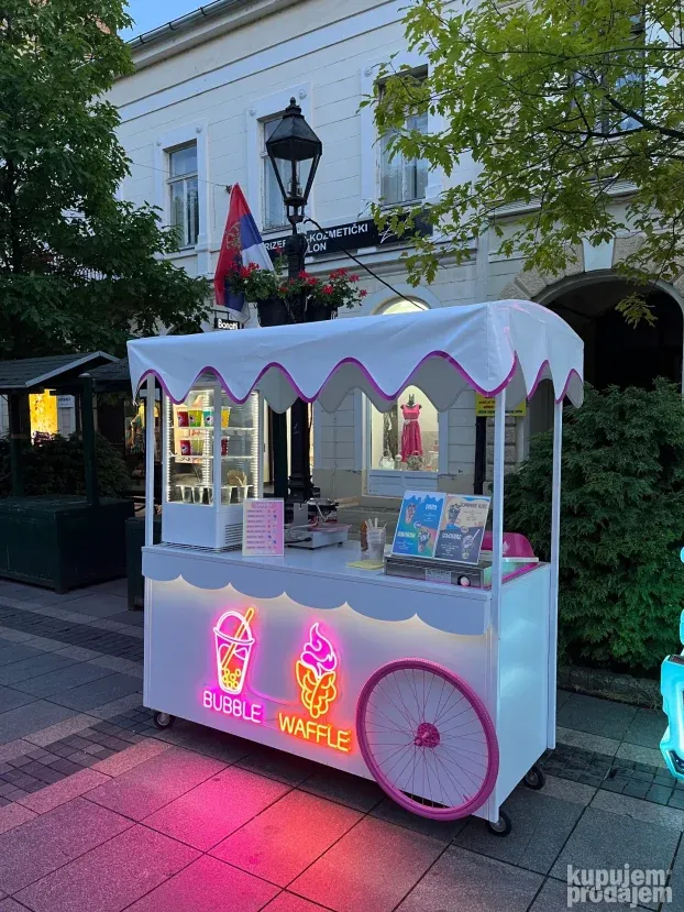 Kolica stand bubble tea buble tea vafl i sladoled ceo posao ...