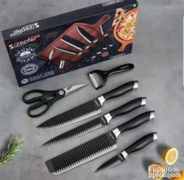 Profesionalni set nozeva-set sa 6 nozeva - KupujemProdajem