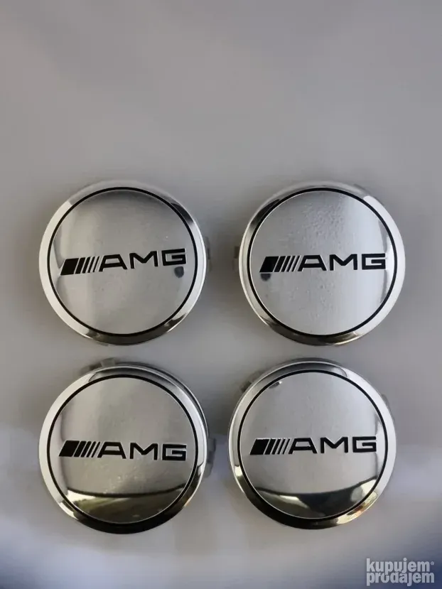 Cepovi za felne mercedes AMG 75mm srebrni - KupujemProdajem