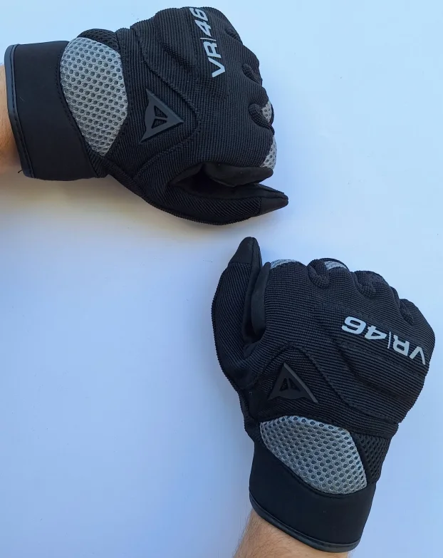 Rukavice za motor Dainese VR46 platno crno sive - KupujemProdajem