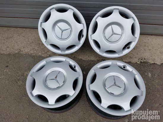 Mercedes celicne felne 15 5x112 ratkapne ORIGINAL A B C klas ...