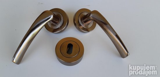 Kvaka sa rozetom Bravo inox bronz- dobra cena - KupujemProdajem