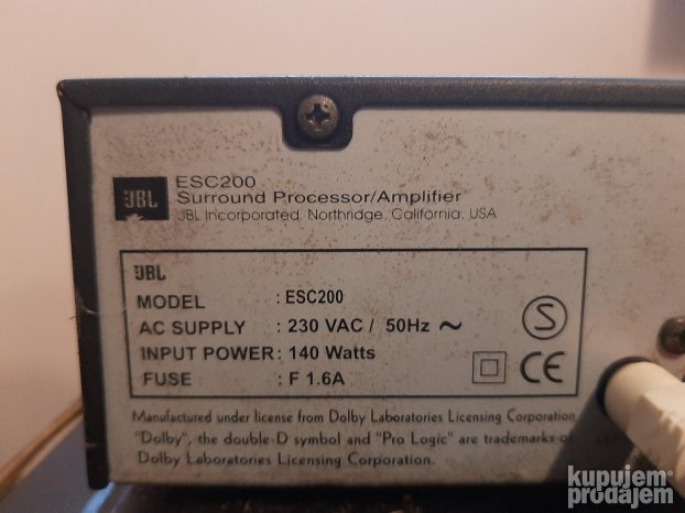 Jbl ESC 200 - KupujemProdajem