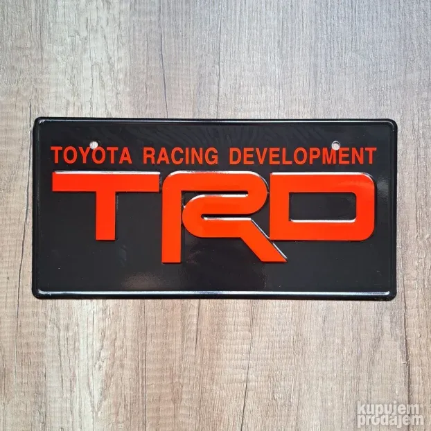 Tablica JDM TRD - KupujemProdajem