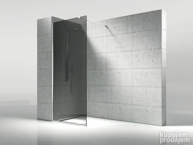 Tus stena - stakleni tus paravan - 8mm Dim staklo - KupujemProdajem