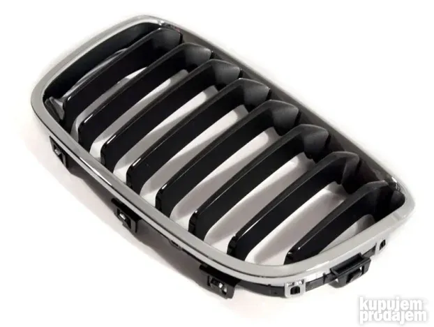 BMW 1 F20 F21 Maska rešetka hrom crna 11-15 - KupujemProdajem