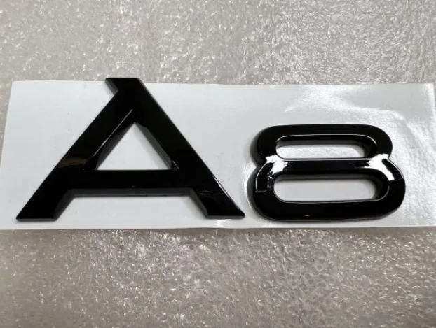 Audi A8 METALNI znak Oznaka Bedz Crni SJAJ - KupujemProdajem