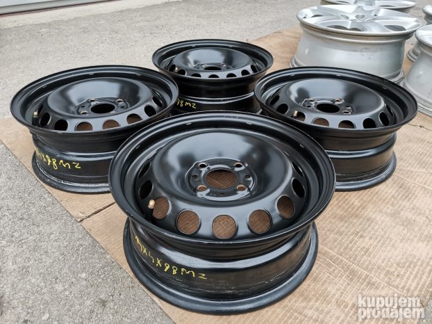 Fiat felne 14 4x98 ORIGINAL Punto 500 Panda Doblo Lancia Y ...