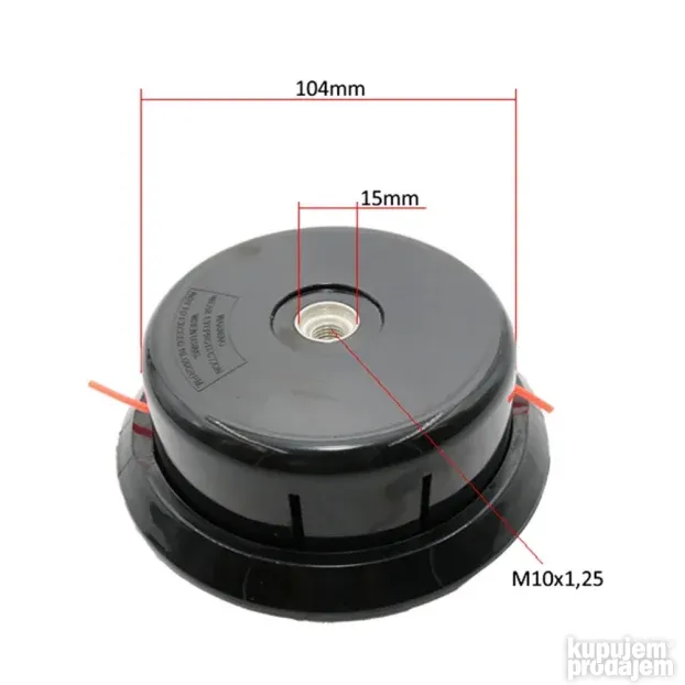 Glava trimera Kineski trimeri. Villager M10x1,25 mm TH-002 - KupujemProdajem