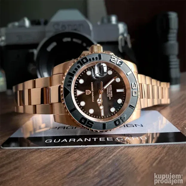 PAGANI DESIGN PD-1651-Rose Gold/Rolex YACHT MASTER-Automatik ...