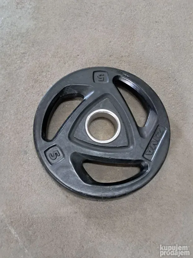 Ziva PU Olympic Weight Plate 5kg - Olimpijske ploče - KupujemProdajem