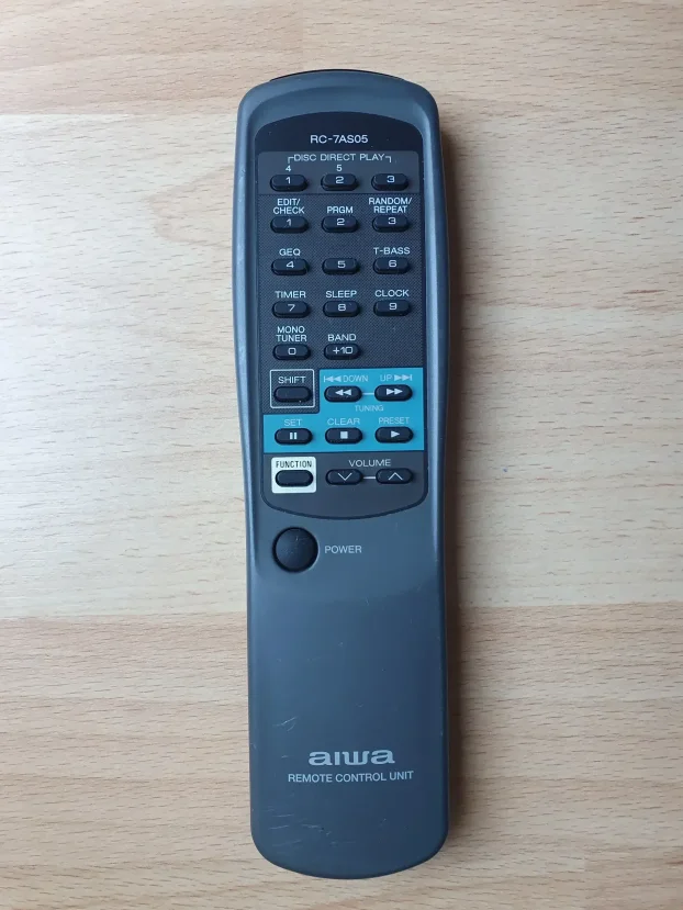 Daljinski AIWA RC-7AS05 - KupujemProdajem