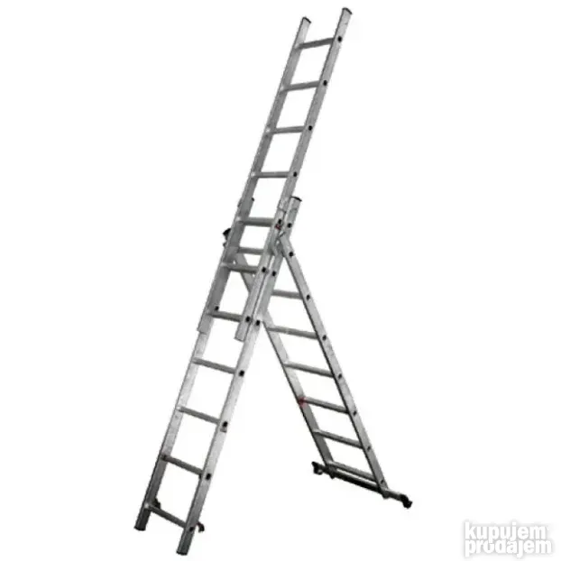 Merdevine aluminijumske profesional 3 x 13 - KupujemProdajem