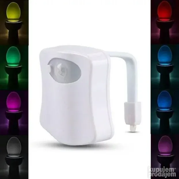 LED lampa za wc šolju / 8 boja - KupujemProdajem