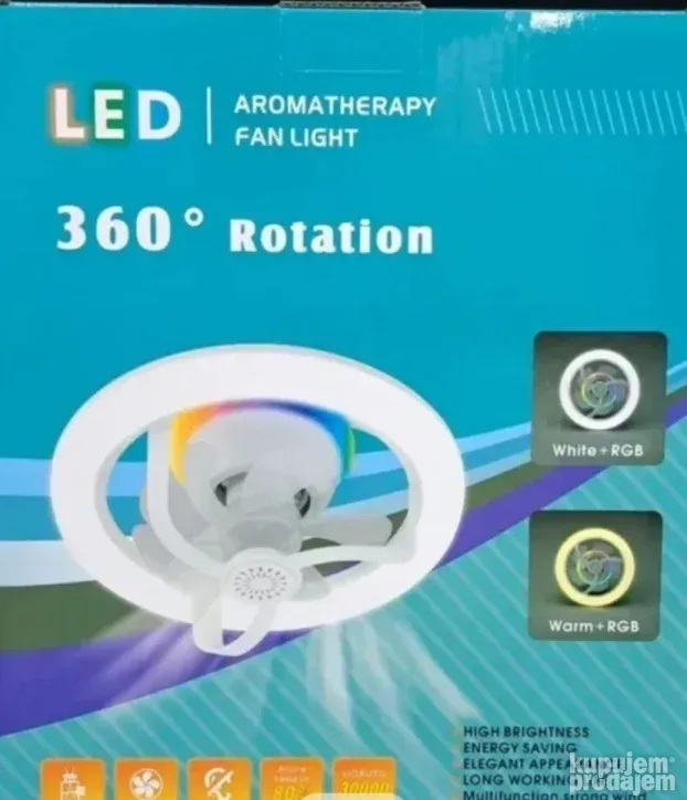LED plafonjera sa ventilatorom - KupujemProdajem