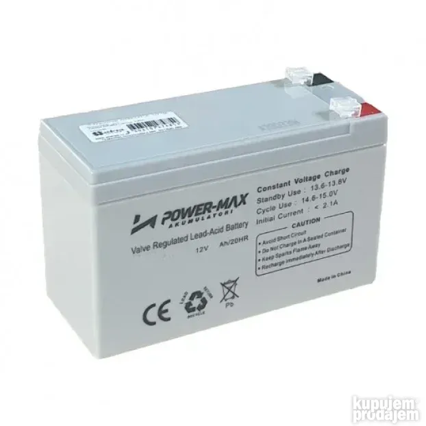AGM Akumulator Power-Max PM9-12 12V 9Ah - KupujemProdajem