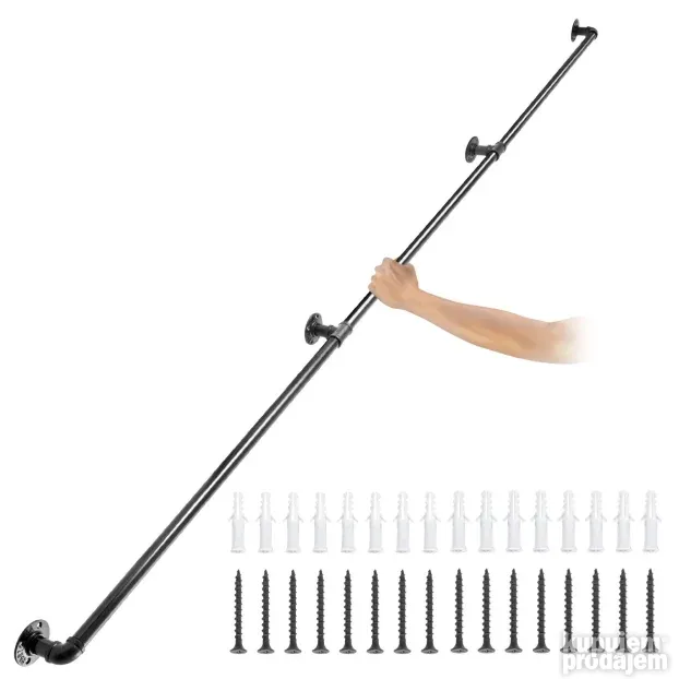 Gelender Rukohvat za stepenice stepeniste 2.4m - KupujemProdajem