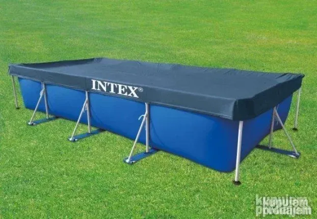 Prekrivac za bazen sa metalnom konstrukcijom 450x220cm - KupujemProdajem