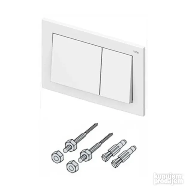Konzolni set vodokotlić sa belim tasterom Tece 9400400 - KupujemProdajem