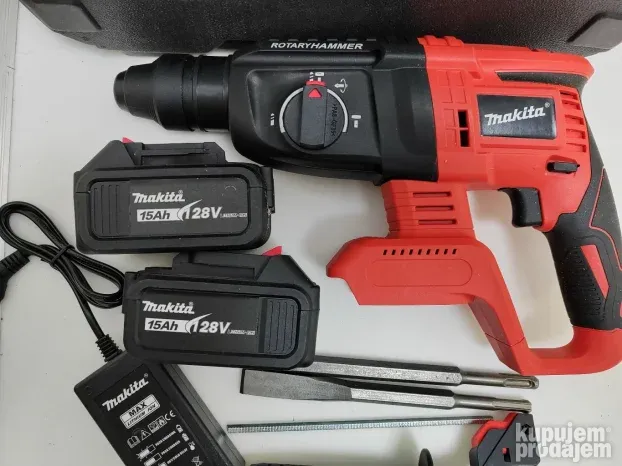 Makita Aku hilti busilica 128v dve baterije bp - KupujemProdajem