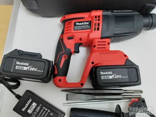 Makita Aku hilti busilica 128v dve baterije bp - KupujemProdajem