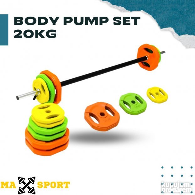 Body pump set 20kg - KupujemProdajem