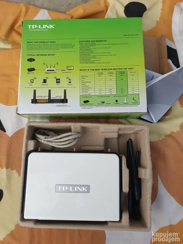 TP Link mrezni WIFi ruter NOV - KupujemProdajem