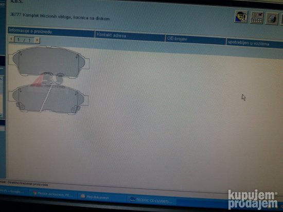 Pločice za kočnice Tojota Carina Celica Corola T3101 - KupujemProdajem
