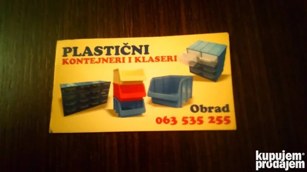 Plasticni kontejneri i klaseri - KupujemProdajem