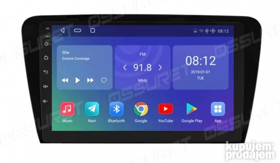 Multimedija SKODA A7 Tipska ANDROID / NAVI / BT - KupujemProdajem
