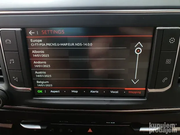Citroen - Peugeot NAC - Wave 1/2/3/4 2025 Navigacione mape - KupujemProdajem